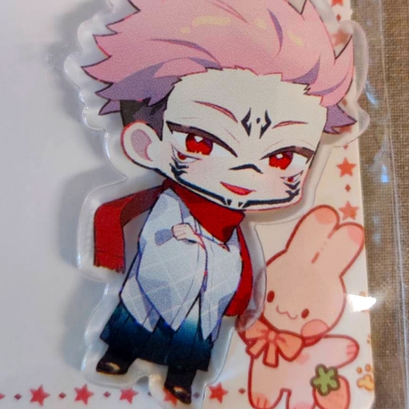 No Brand | Accessories | Sukuna Jujutsu Kaisen Acrylic Keychain Chibi ...